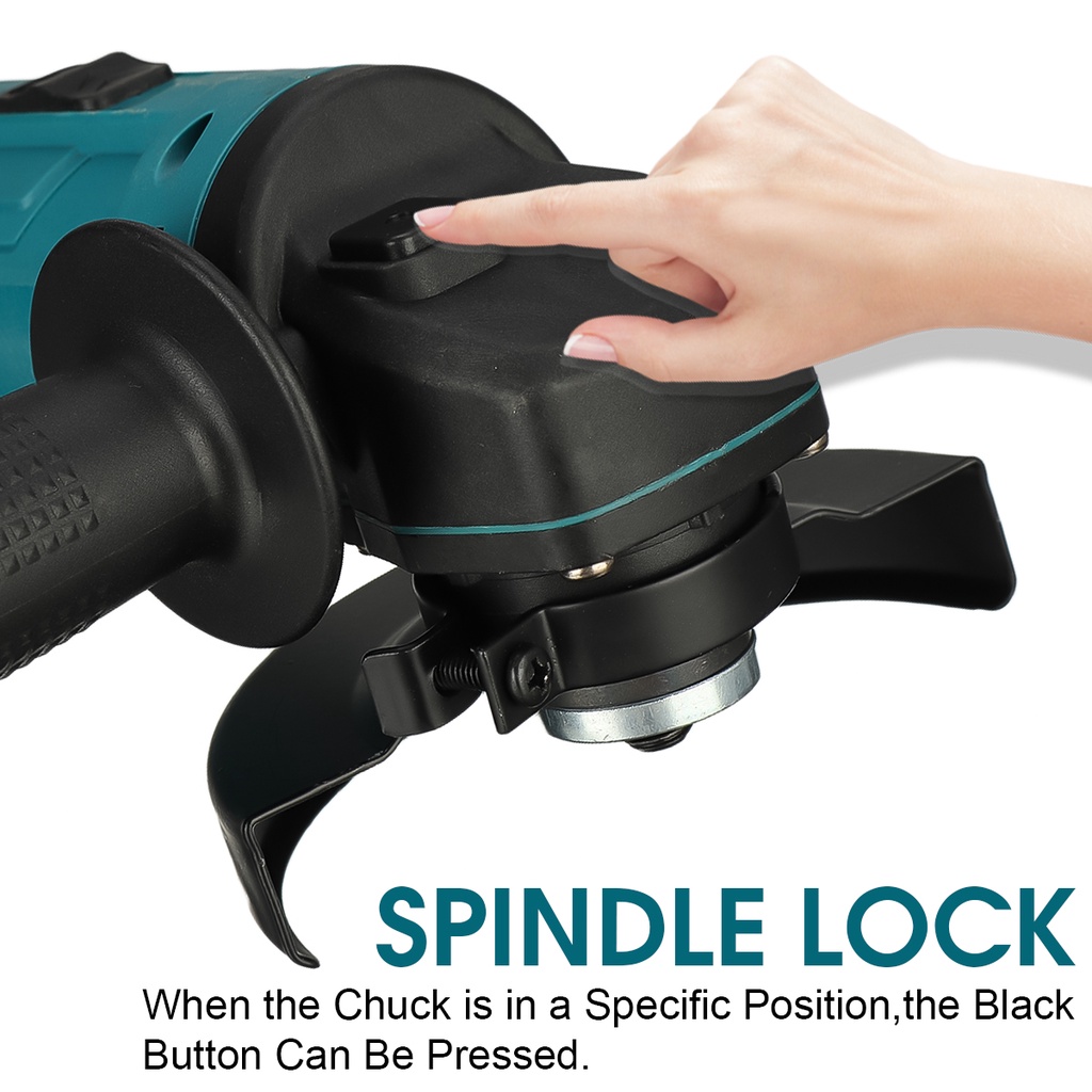 1500W Electric Cordless Angle Grinder 100mm With 32000 mAh / 16000 mAh ...