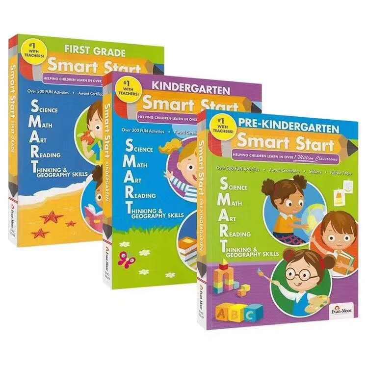 [SG Stock] Evan-Moor Smart Start Grade Pre-K, K, 1st Grade Activity ...