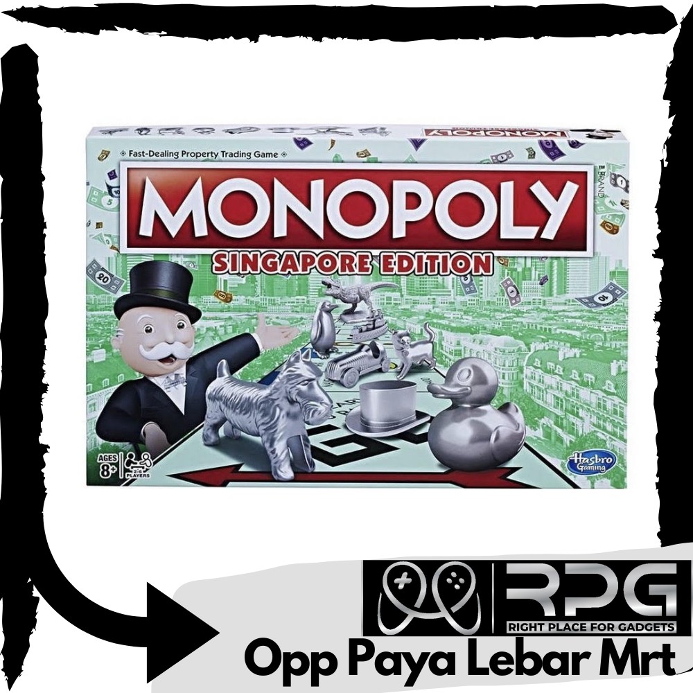 Monopoly Classic Game Singapore Edition | Shopee Singapore