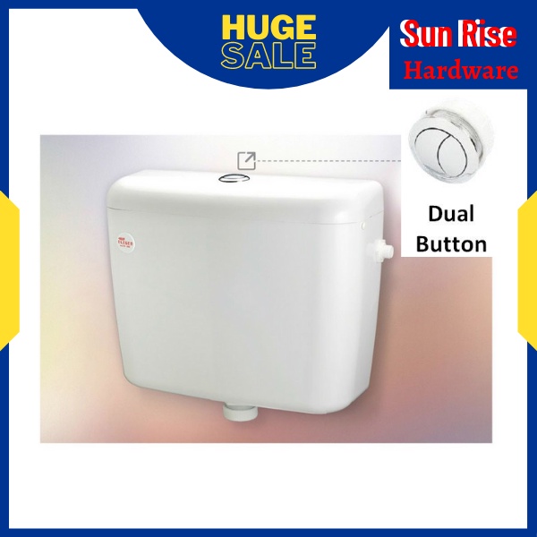 TECHPLAS Elegen Plastic Cistern Toilet Flush Tank Kotak Tandas 马桶水箱 ...
