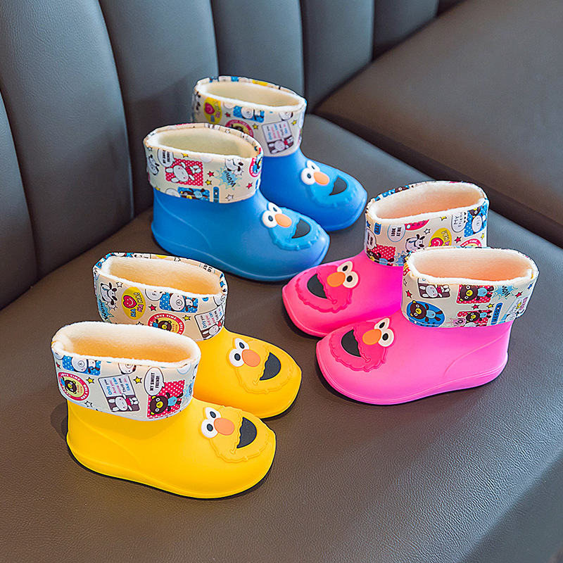 READY STOCK WANNA Children's Rain Boots Sesame Street Cartoon Fashion ...