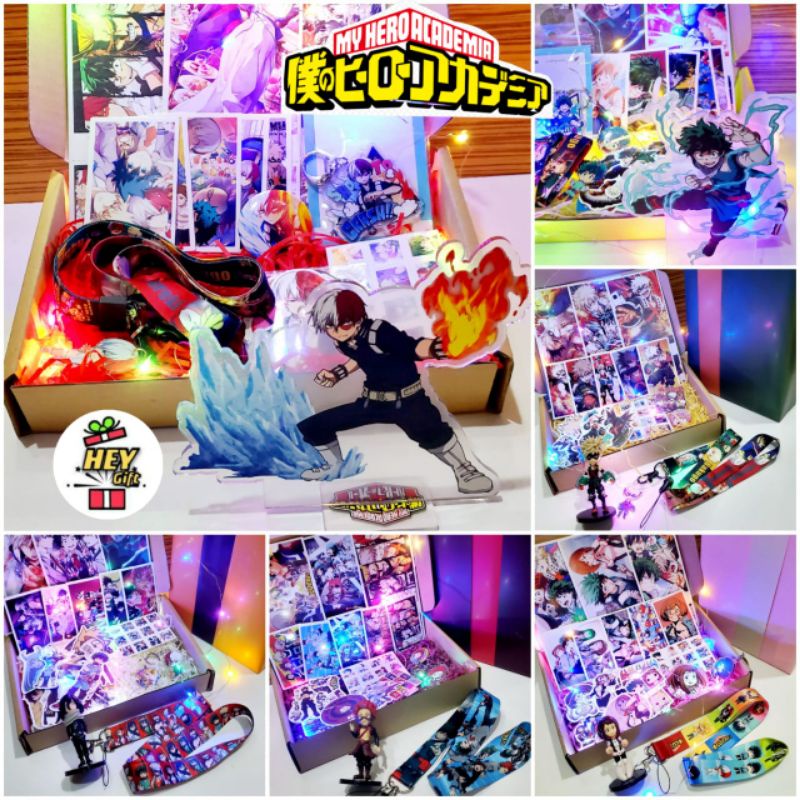 ANIME SURPRISE BOX My Hero Academia MHA Figure Anime Box Deku Shoto ...