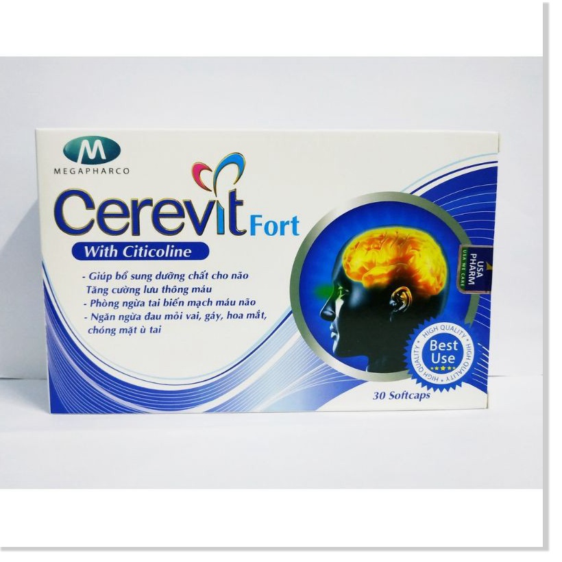 Cerevit Fort Oral tablet Increases blood circulation, blood nourishment ...