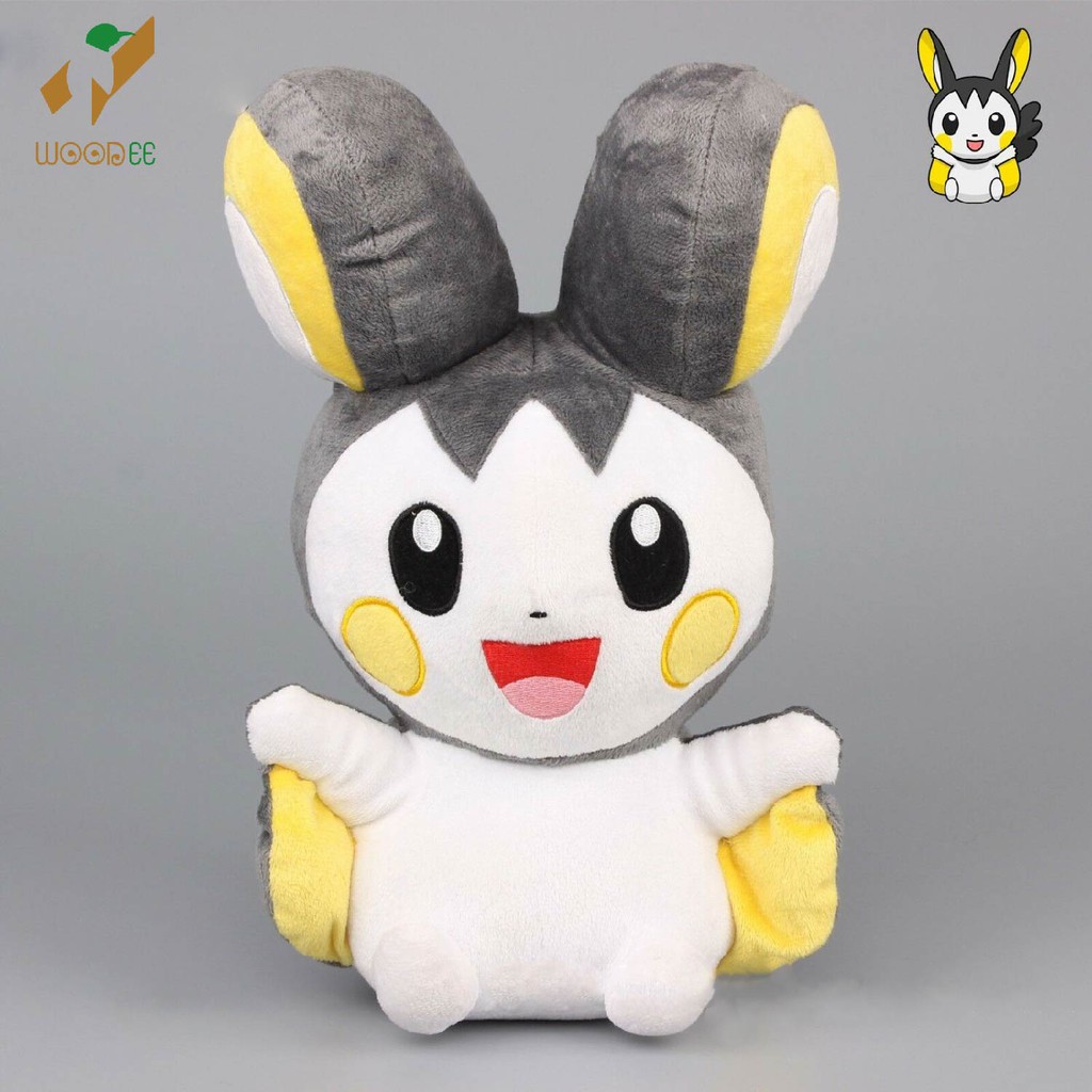 Emolga flying squirrel pokemon teddy bear size 30cm | Shopee Singapore