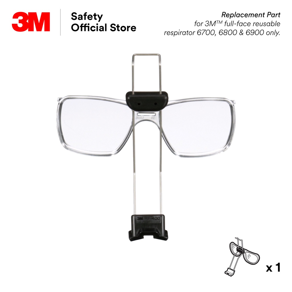 3MTM Universal Spectacle Kit 102 for Full Face Respirators 6700, 6800 ...
