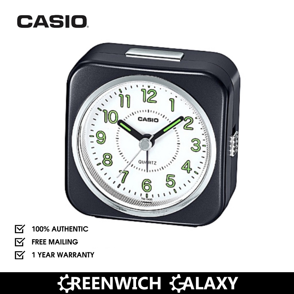 Casio Travel Alarm Clock (TQ-143S-1D) | Shopee Singapore