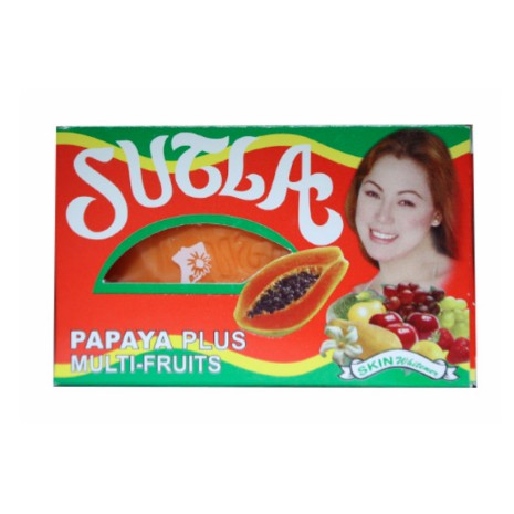 Sutla Papaya Plus with Multi Fruits Extracts SOAP (2 PCS/3 PC) | Shopee ...