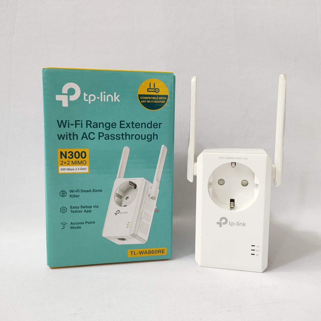 TP-Link Wi-Fi Range Extender With AC Pasthrough (TL-WA860RE) | Shopee ...