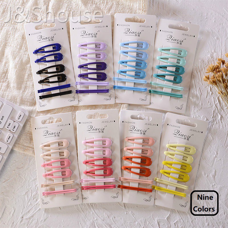 KF209 Korean popular colorful hairpin super cute small clips hair ...