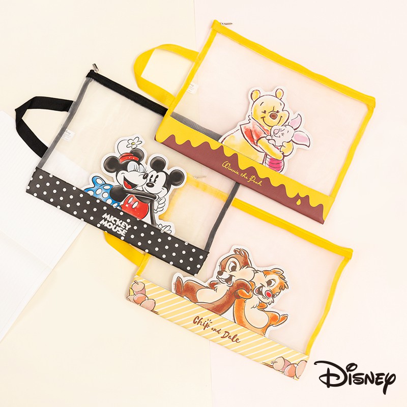 Disney Stationery Flagship Store|Disney Stitching Gauze File Bag Mickey ...