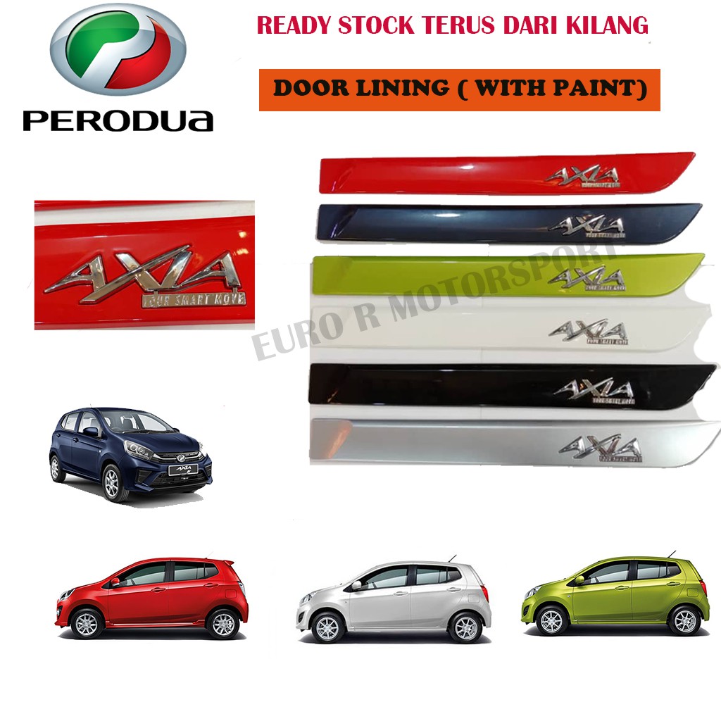 AXIA Side Door Moulding Garnish Body Lining Panel (1 SET) | Shopee ...