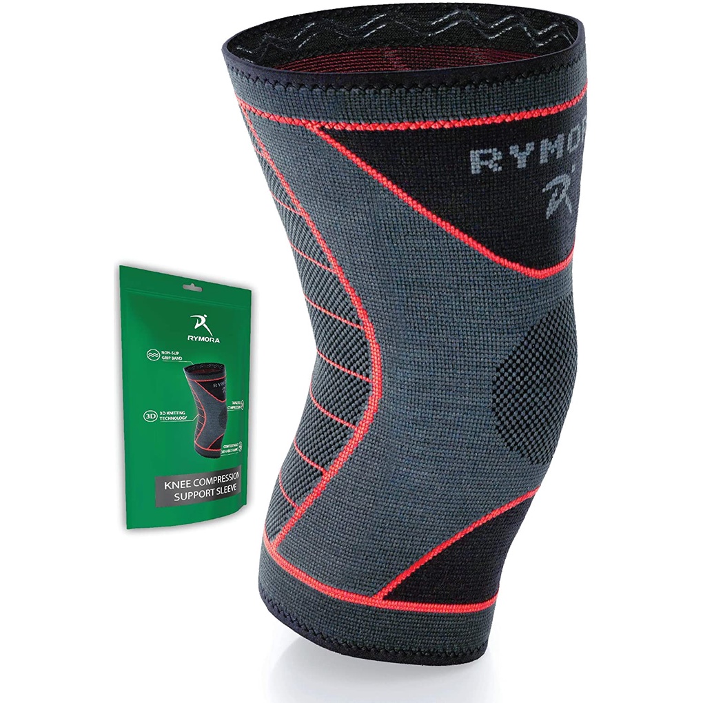 Rymora Knee Support Brace Compression Sleeve - for Joint Pain ...