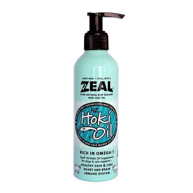 [Promo $22.50] Zeal® New Zealand Hoki Fish Oil for Dogs Cats 225ml ...