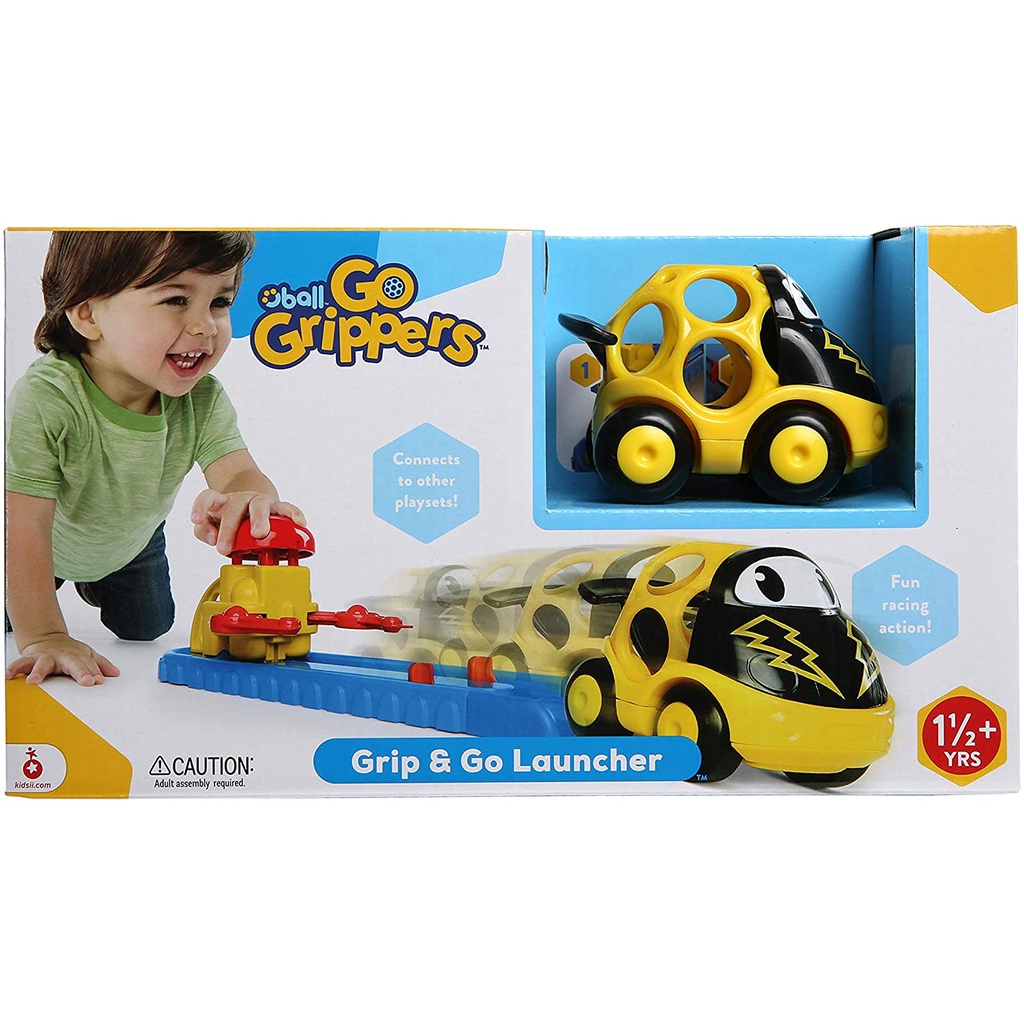 Boy Girl Toy Bright Starts Oball Go Grippers Grip and Launcher Race Car ...