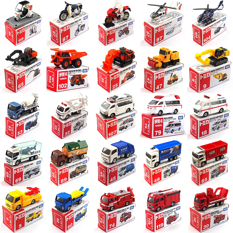 TOMICA TruckEngineering VehicleSpecial VehicleHelicopter Motorcycle 1/ ...