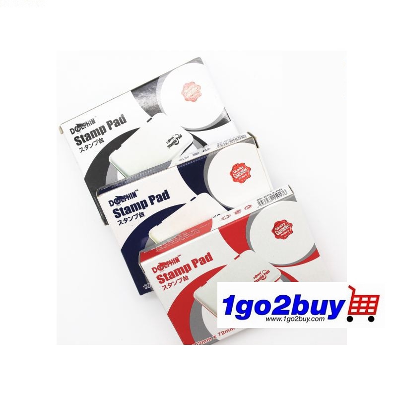 Dolphin Stamp Pad 103mm x 72mm No.3 ( SP-DOL3-RD ) | Shopee Singapore