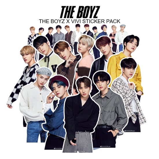 THE BOYZ X VIVI STICKER PACK | Shopee Singapore