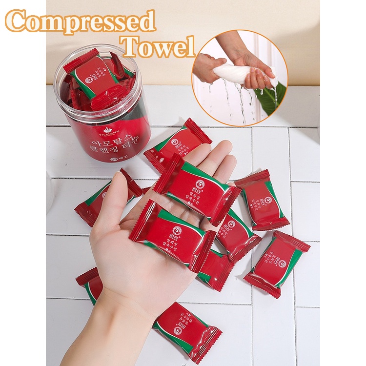Wholesale 1pcs Compressed Towel Travel Outdoor Portable Face Towel ...