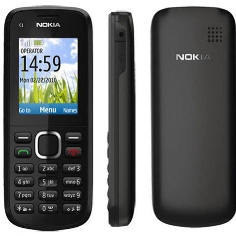 Nokia C1-02 Classic Mobile Phone Keypad Cell Phone Basic Phone | Shopee ...