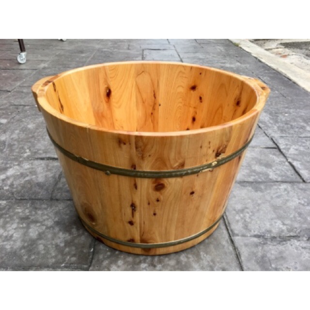 Wood Foot Bath Barrel Home Foot Bath Barrel Foot Adult Health | Shopee ...