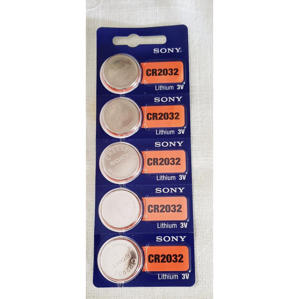 SONY CR2032 Lithium 3V Button Battery (5pcs) | Shopee Singapore