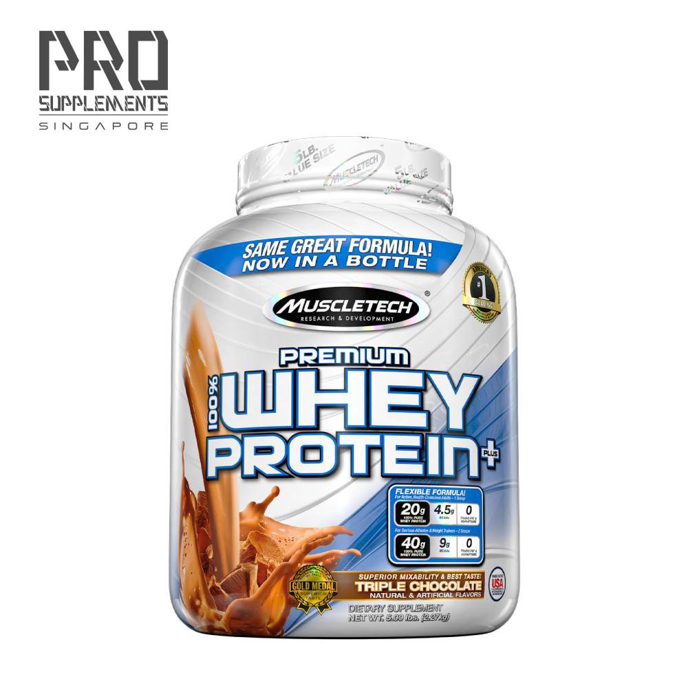 MUSCLETECH™ Premium 100% Whey Protein Plus Deluxe Triple Chocolate ...