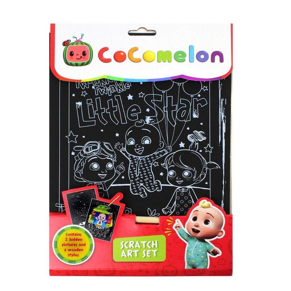Cocomelon Scratch Art Set | Shopee Singapore