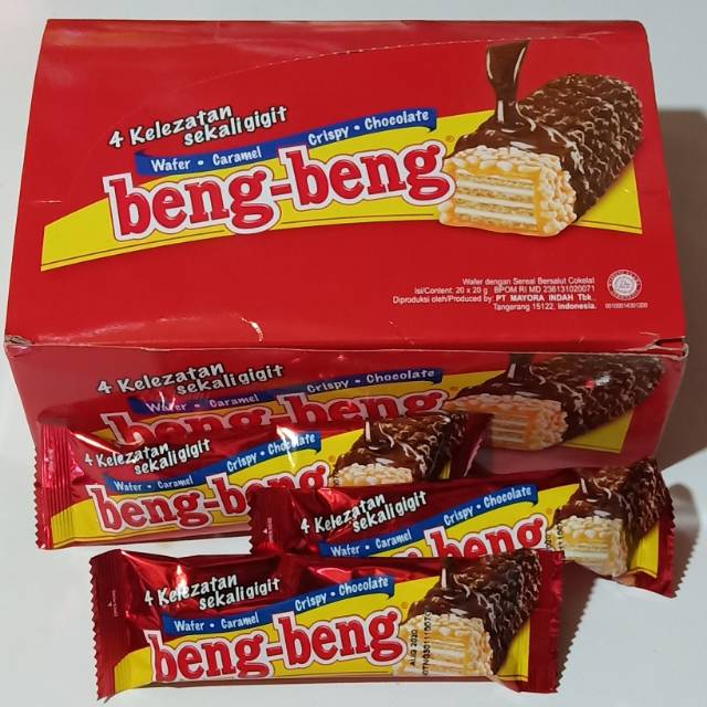 Beng Beng Wafer Caramel Crispy Chocolate 20 Grams | Shopee Singapore