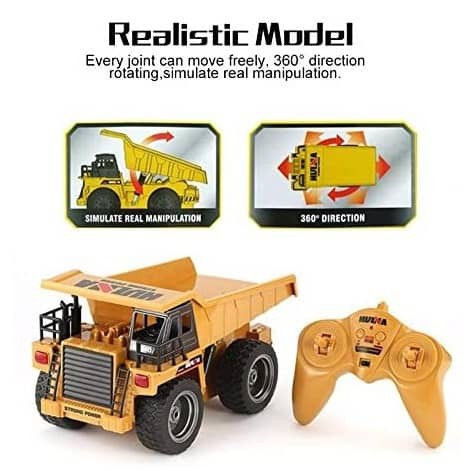 RADIO CONTROL DUMP TRUCK (Realistic Model) | Shopee Singapore