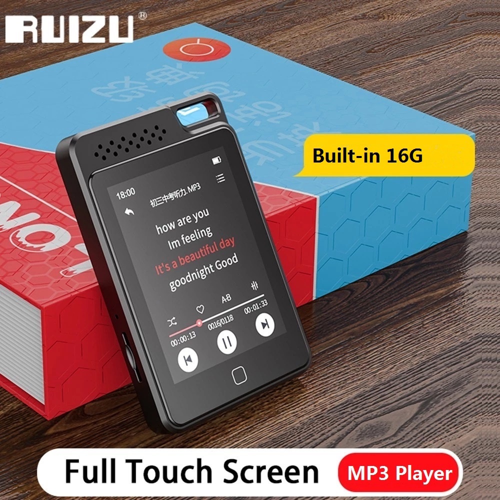 RUIZU C1 Mini MP3 Player With 2.4inch Bluetooth 5.0 HiFi Music Player ...