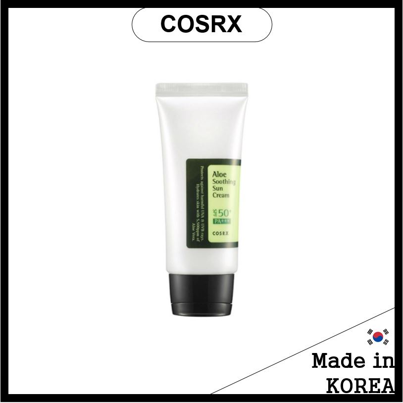 COSRX Aloe Soothing Sun Cream SPF50+PA+++ 50ml | Shopee Singapore