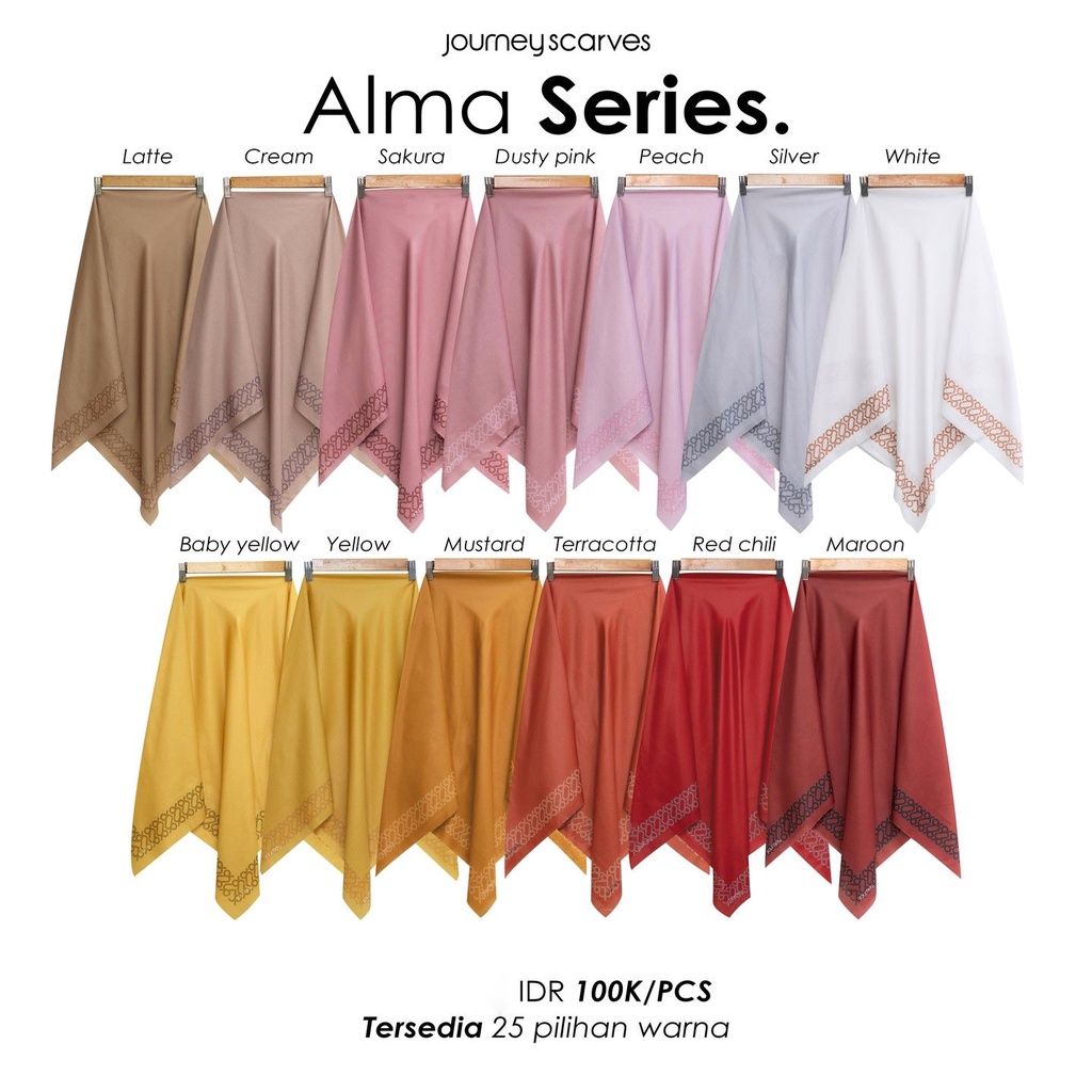 Hijab JOURNEY ALMA SERIES | Dilla SERIES JOURNEY SCARVES ORIGINAL HIJAB ...