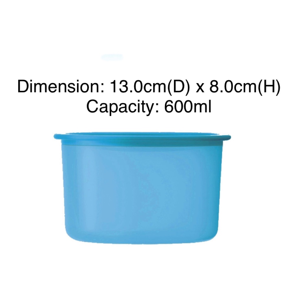 Authentic Tupperware One Touch Container 600ml | Shopee Singapore