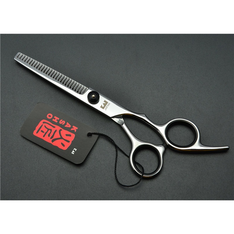 Kasho Japan 440C Barber Scissors Cutting Thinning Tooth Scissors for ...