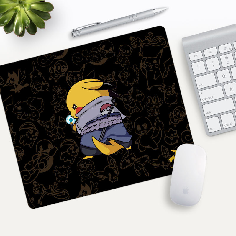 Pikachu Creative Desk Mat Oversized Mouse Pad Thickened Locked Edge Non ...