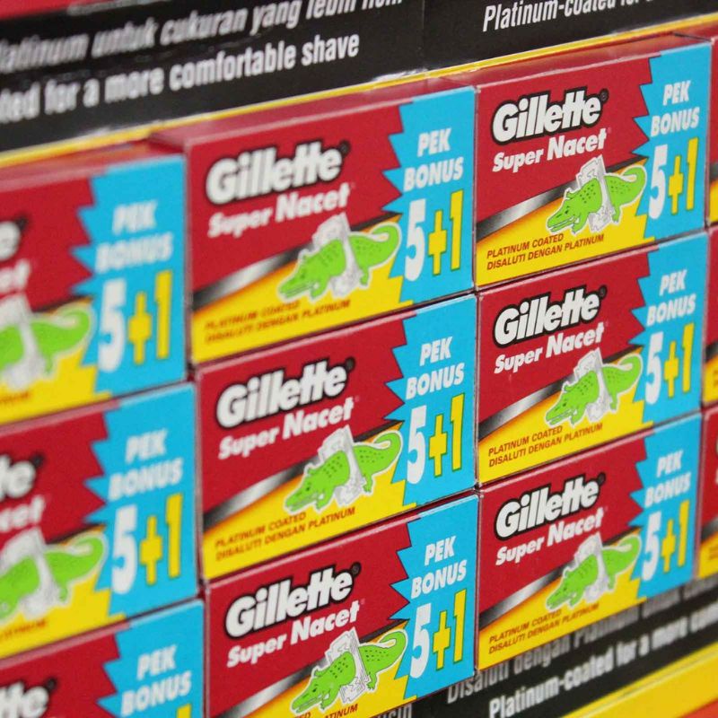 Gillette Super Nacet 5+1 BLADES GENUINE (20 boxes) | Shopee Singapore