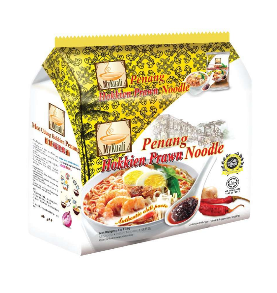 MyKuali Noodle Hokkien Prawn 4x105g | Shopee Singapore