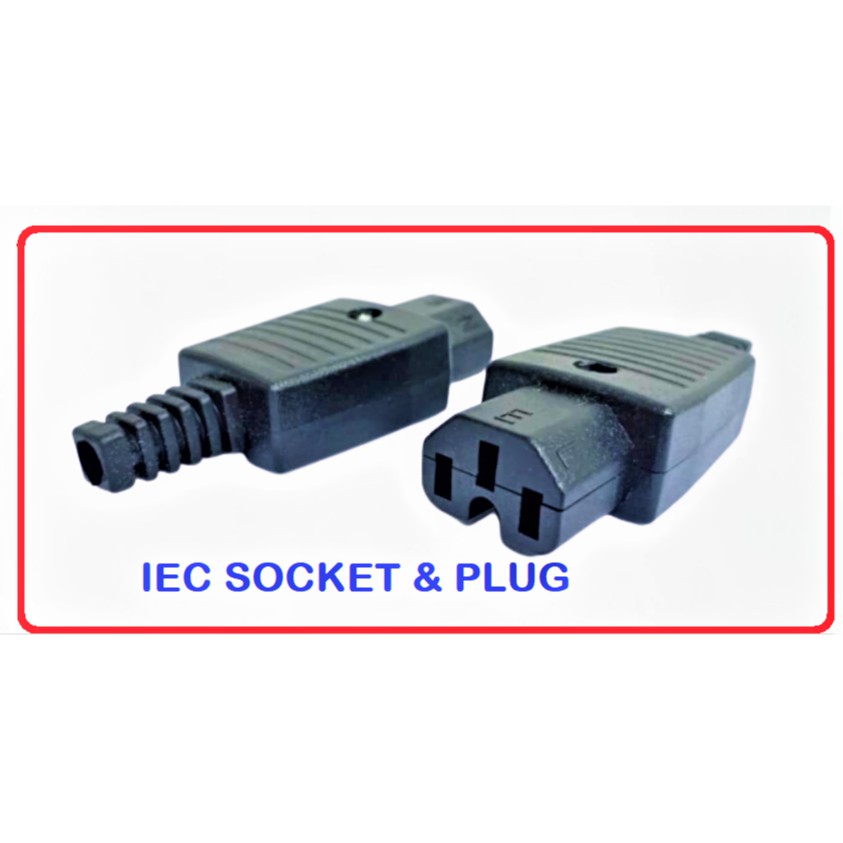 IEC POWER MONITOR PLUG & IEC POWER MONITOR SOCKET C14 AND C15 | Shopee ...