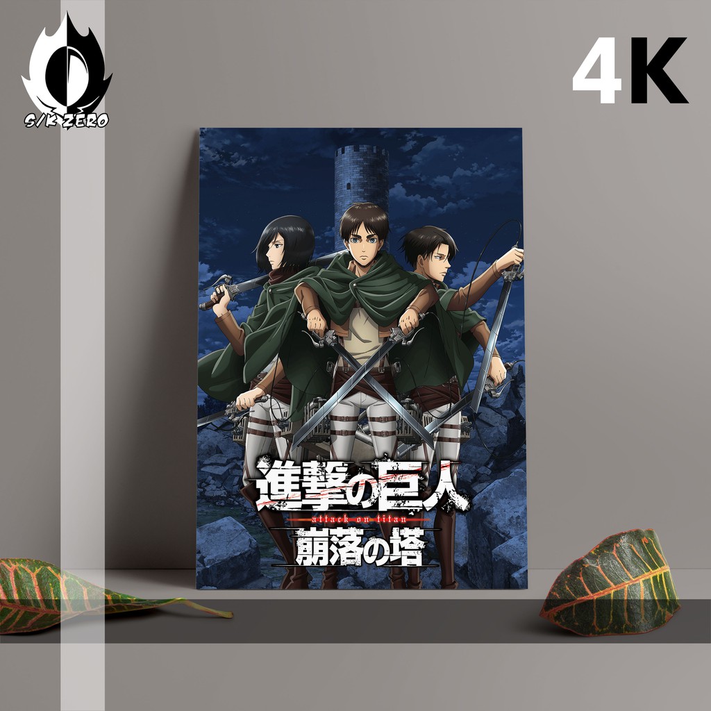 The Most Complete Anime A3 size Poster - Shingeki no Kyojin (4K) (Can ...