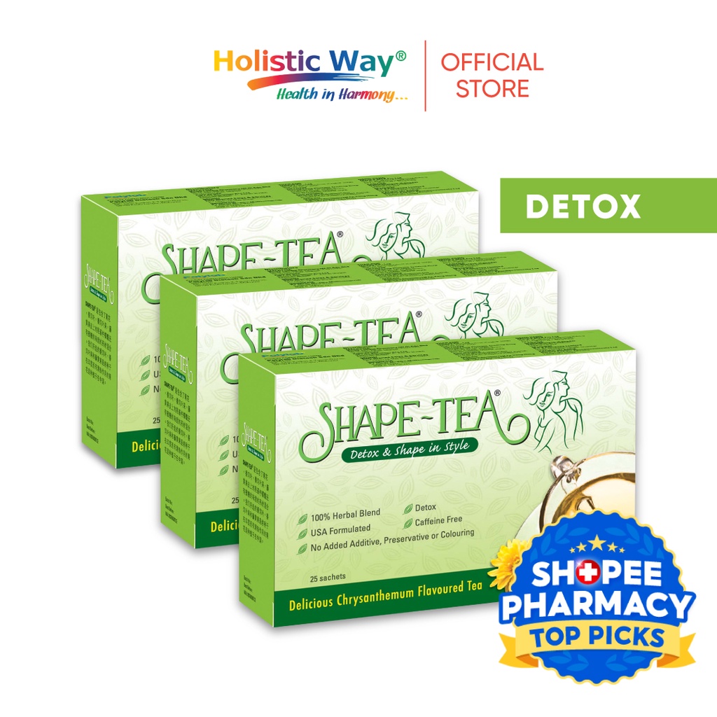 [Bundle of 3] SHAPE TEA Slimming Tea - Detox and Shape in Style (25 ...