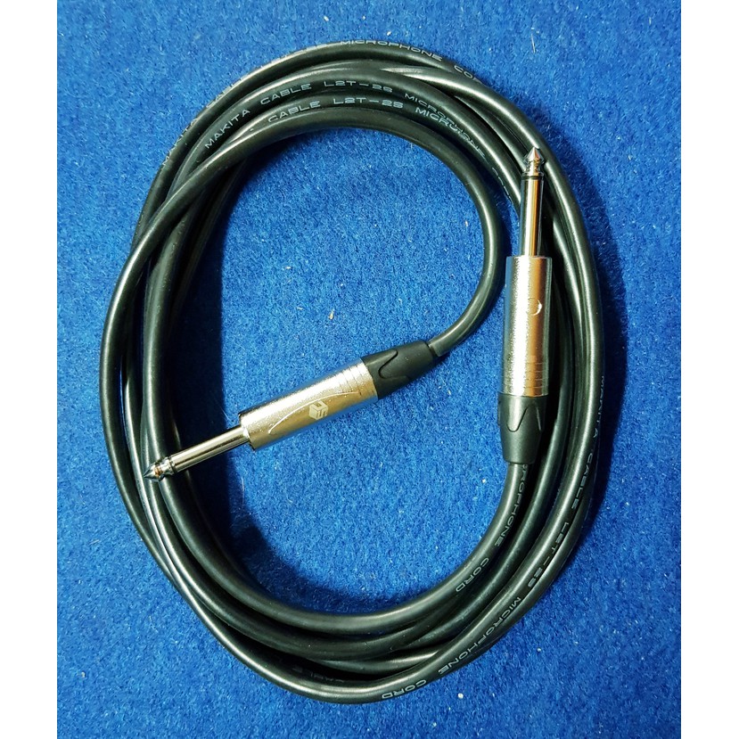 Guitar and Bass Jack Cable 2 meters long (Instrument Cable) | Shopee ...