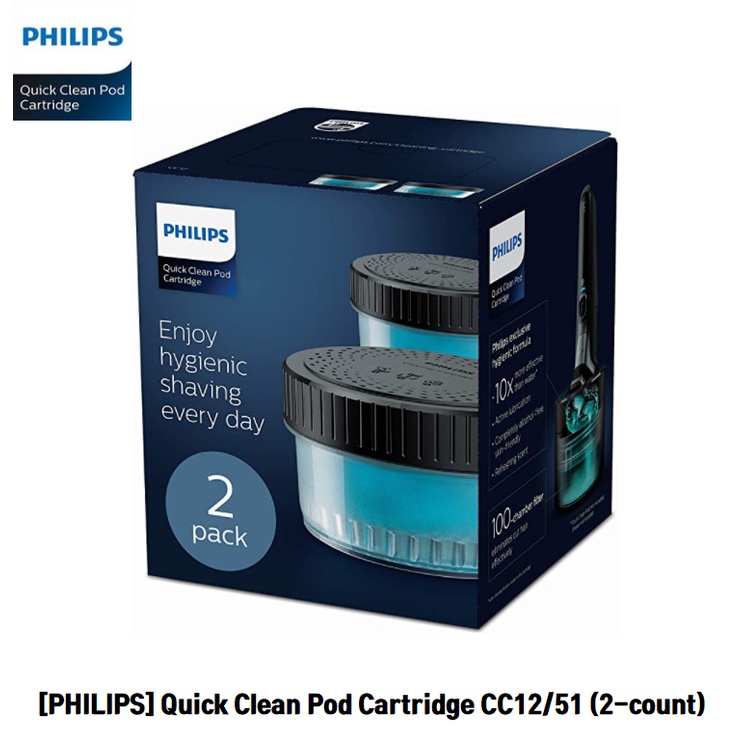 [PHILIPS] Quick Clean Pod Cartridge CC12/51 (2-count) for Philips ...