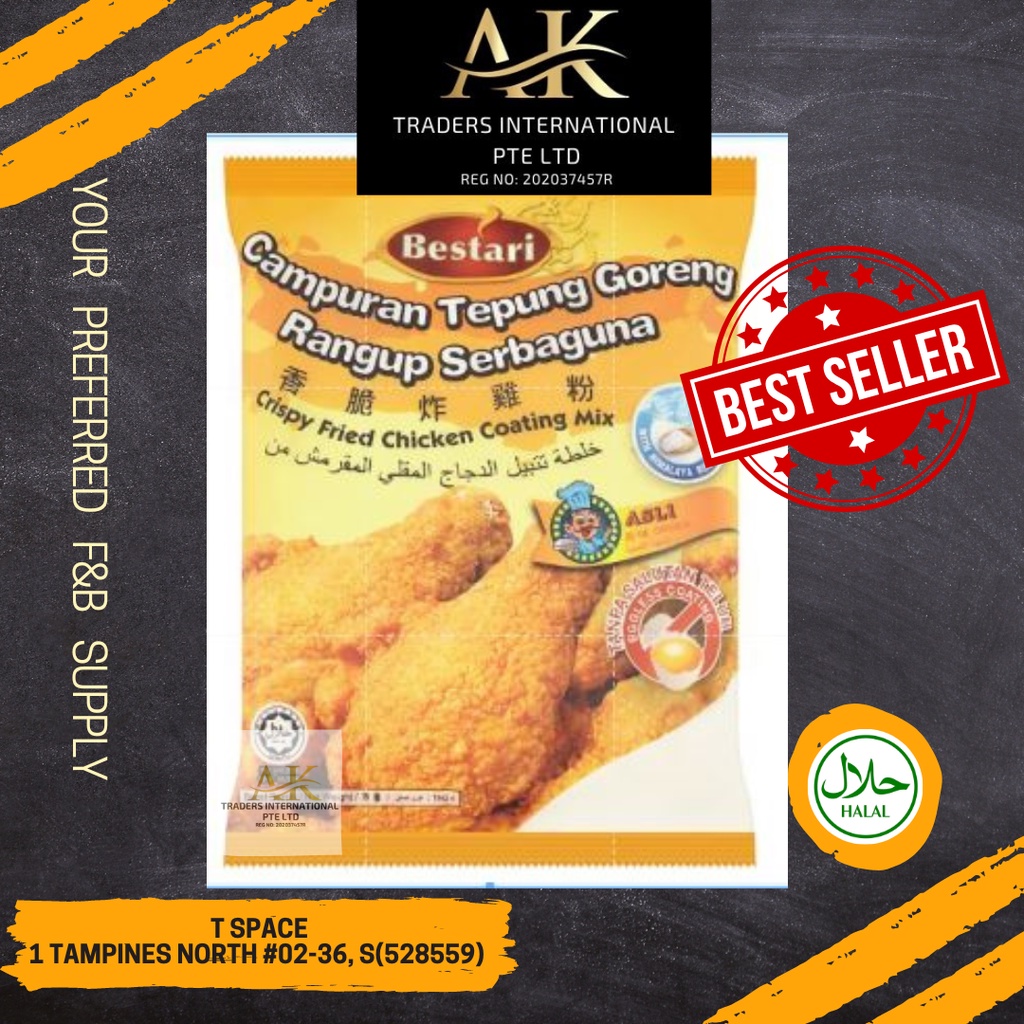 Bestari Original Fried Chicken Flour 1kg | Shopee Singapore
