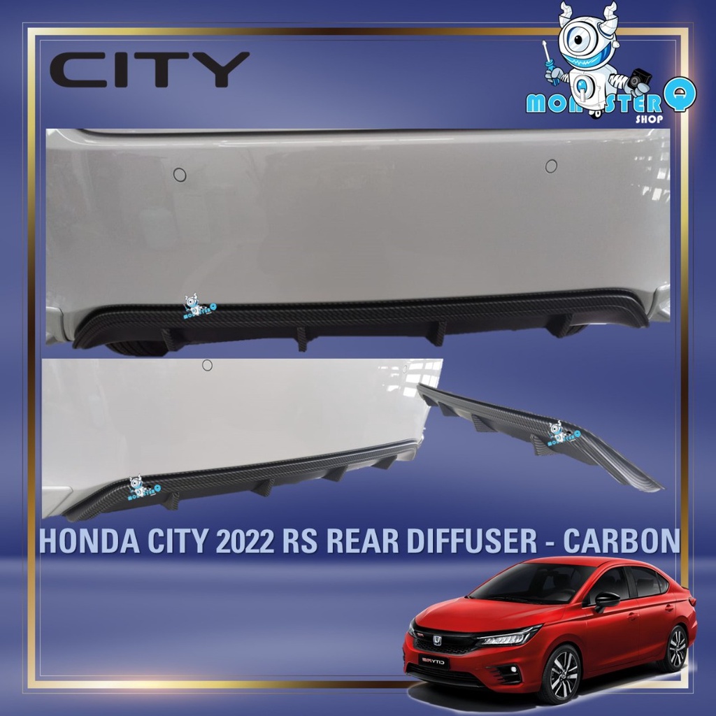 Honda City 2020 2021 2022 2023 Gn2 Rs Rear Bumper Diffuser Lip Lips ...