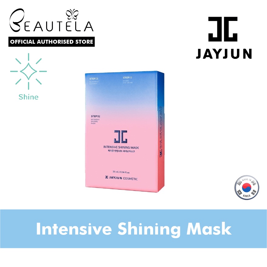 JAYJUN Intensive Shining Mask (10 PCS) - Korean Facial Mask | Shopee ...