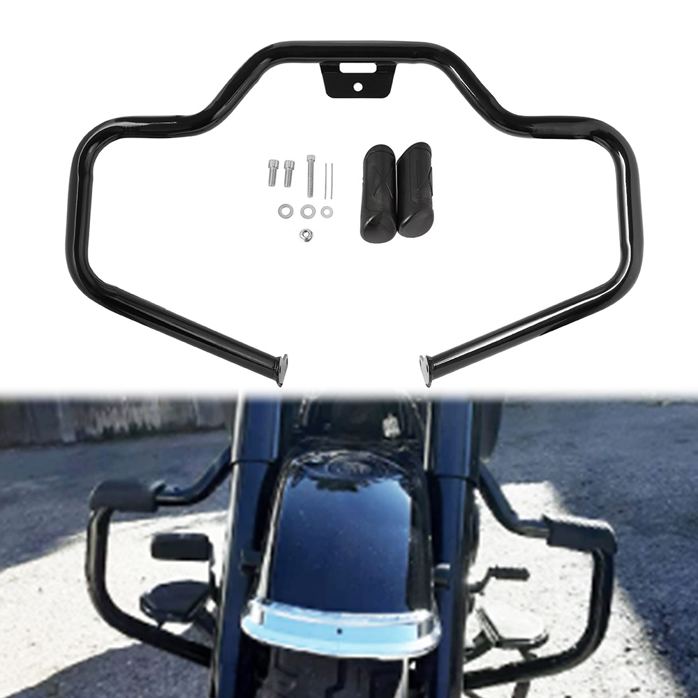 Motorcycle Highway Crash Bar Engine Guard Protector For Harley Softail ...
