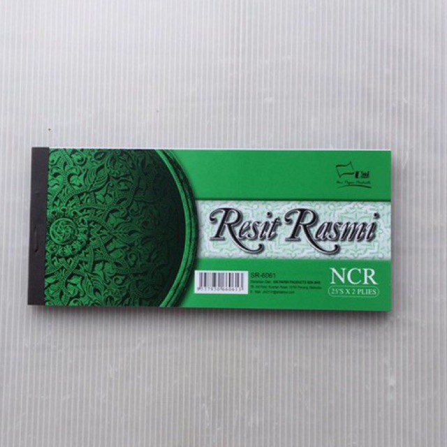 NCR Official Receipt/ Resit Rasmi | Shopee Singapore