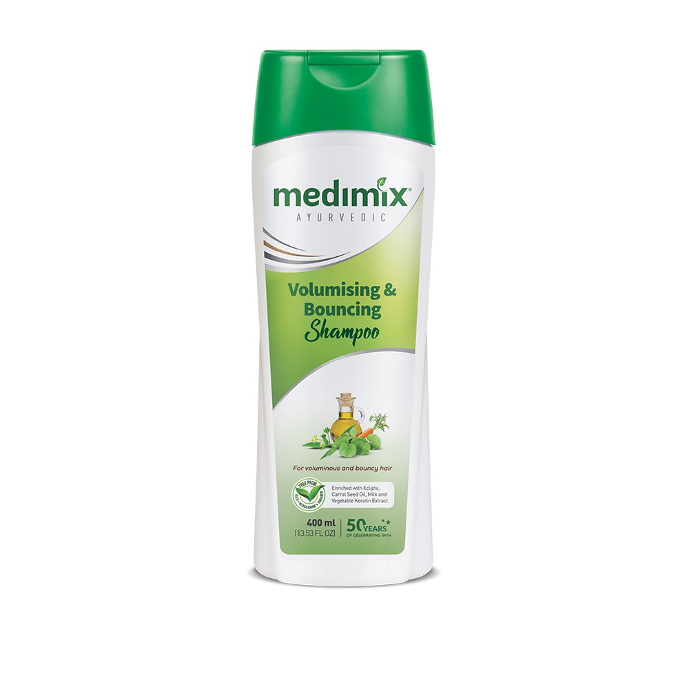 Medimix Ayurvedic Volumising and Bouncing Shampoo 400ml | Shopee Singapore