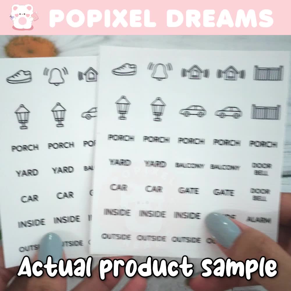 [90PCS/154PCS] Light Switch Label Transparent Sticker BUNDLE for ...