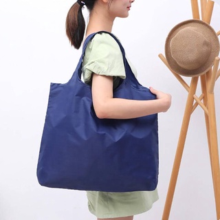 Foldable Shoppping Bag Lady Oxford Cloth Unisex Reusable Tote Pouches ...